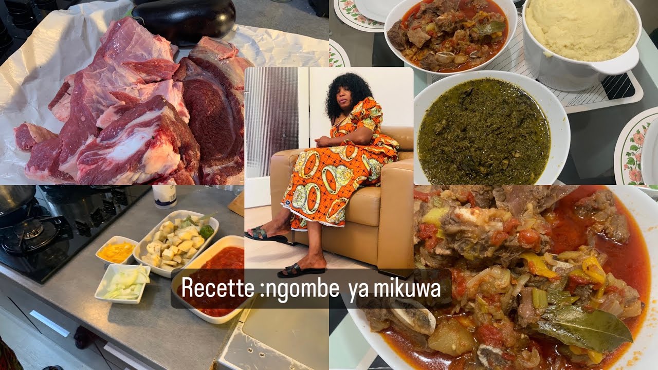 Recette : ngombe ya mikuwa - YouTube