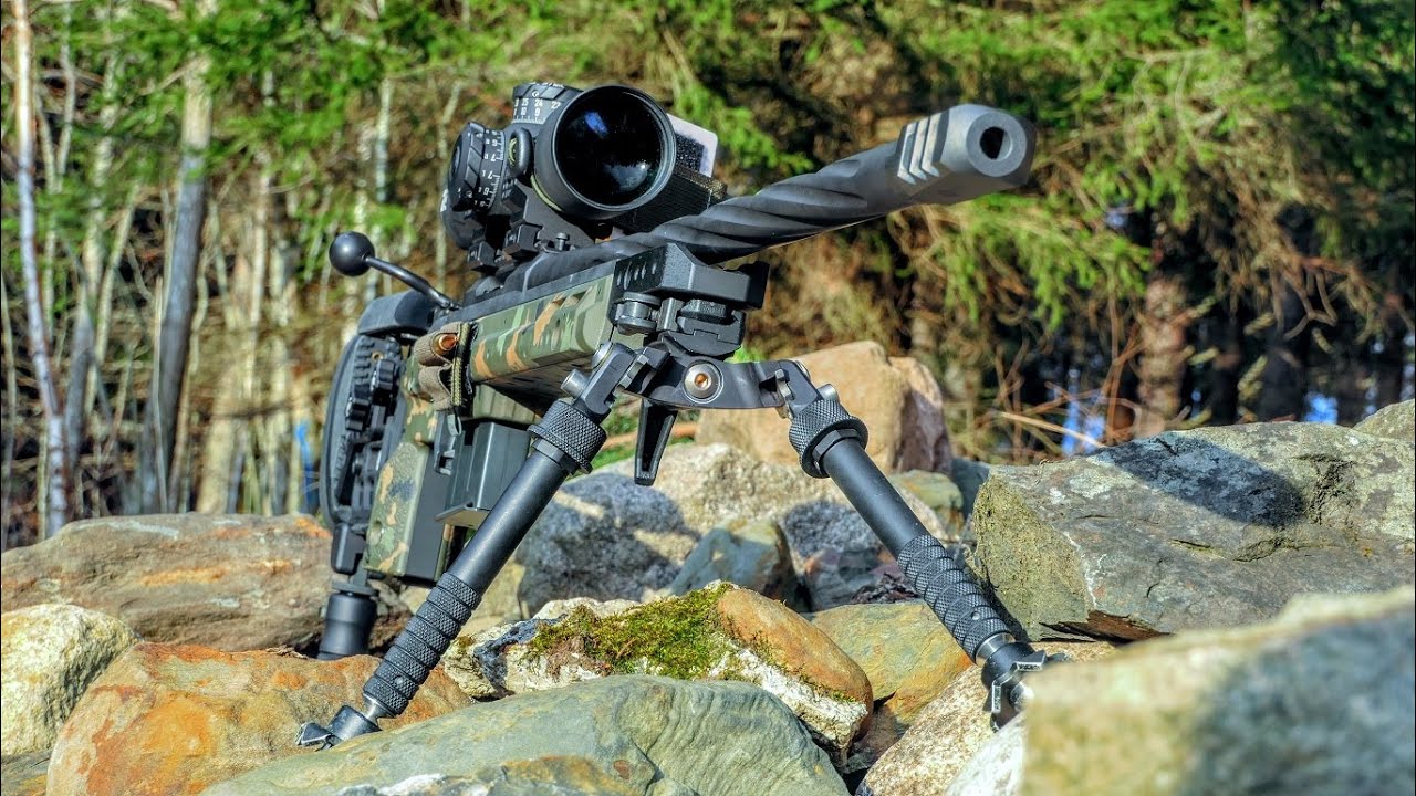 MDT Elite muzzle brake on T3X CTR Tikka & KRG Whiskey + ZCO 527 - YouTube