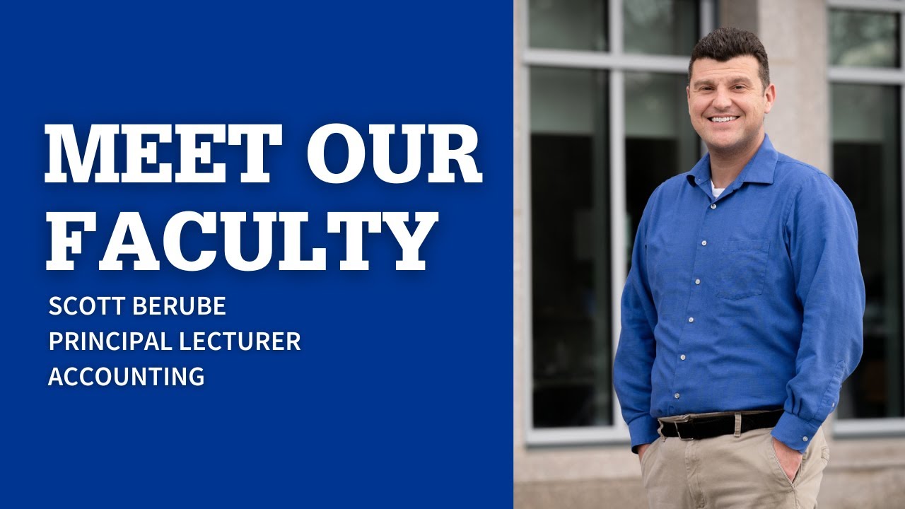 23 Questions with Scott Berube (Accounting Principal Lecturer) - YouTube