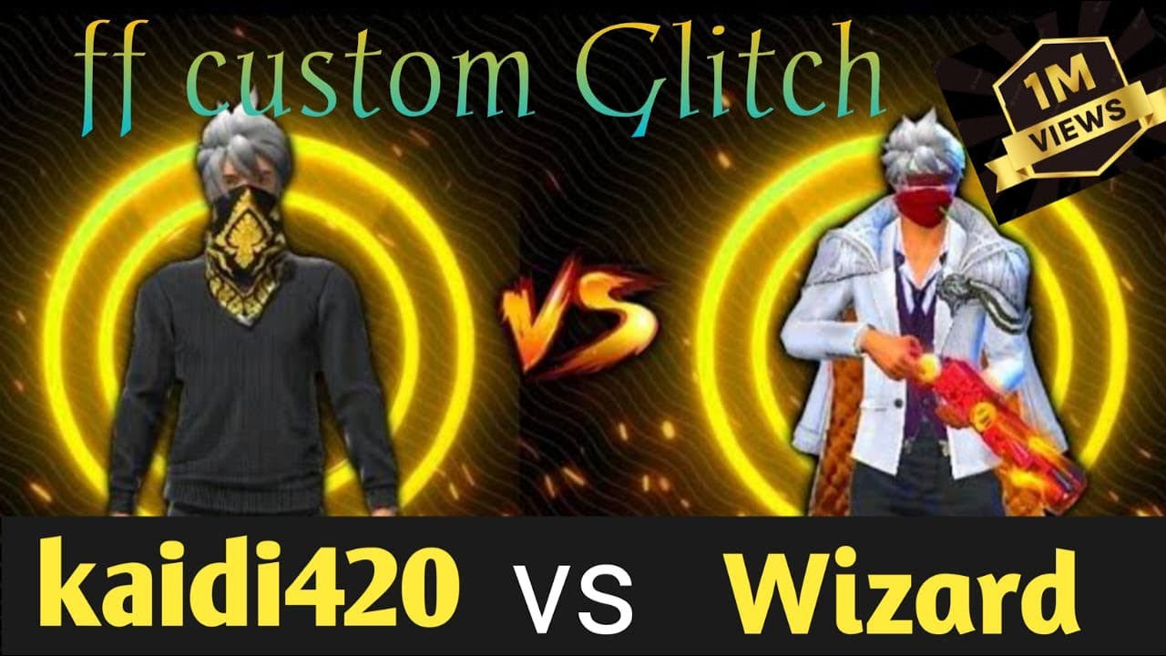 🥰🥰Kaidi420 vs wizard custom free fire custom Glitch#softearning - YouTube