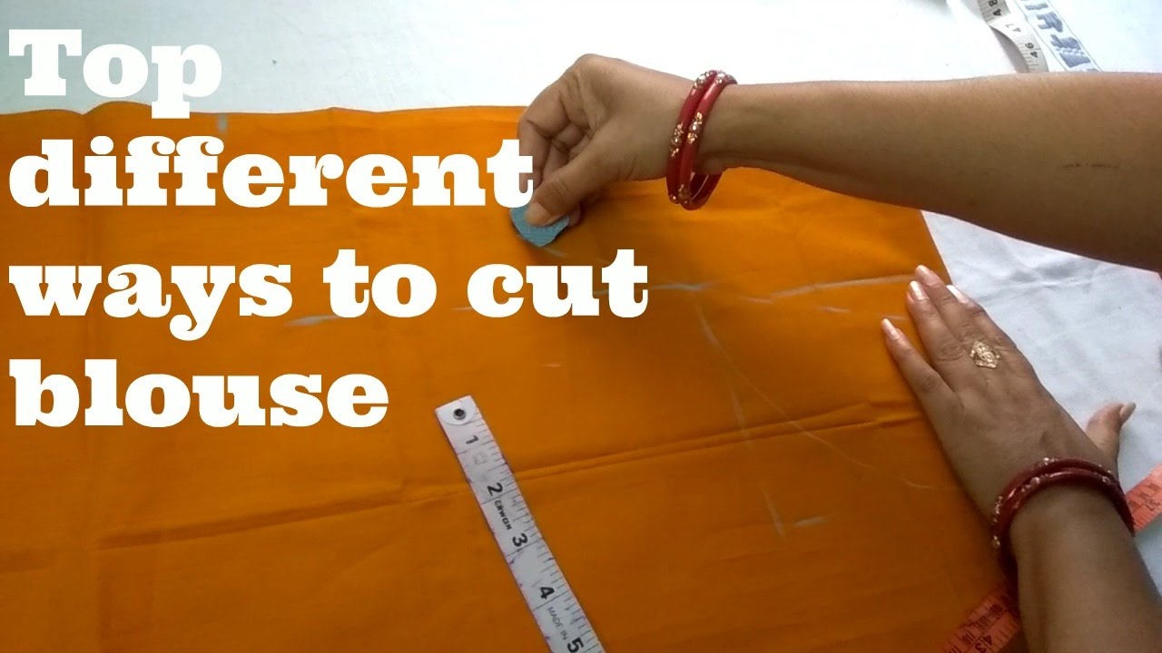 Cutting of blouse in different ways - YouTube