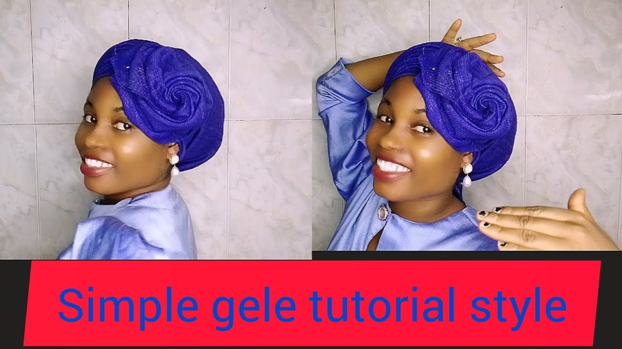 Beautiful Gele style || DIY || GELE STYLES || - YouTube