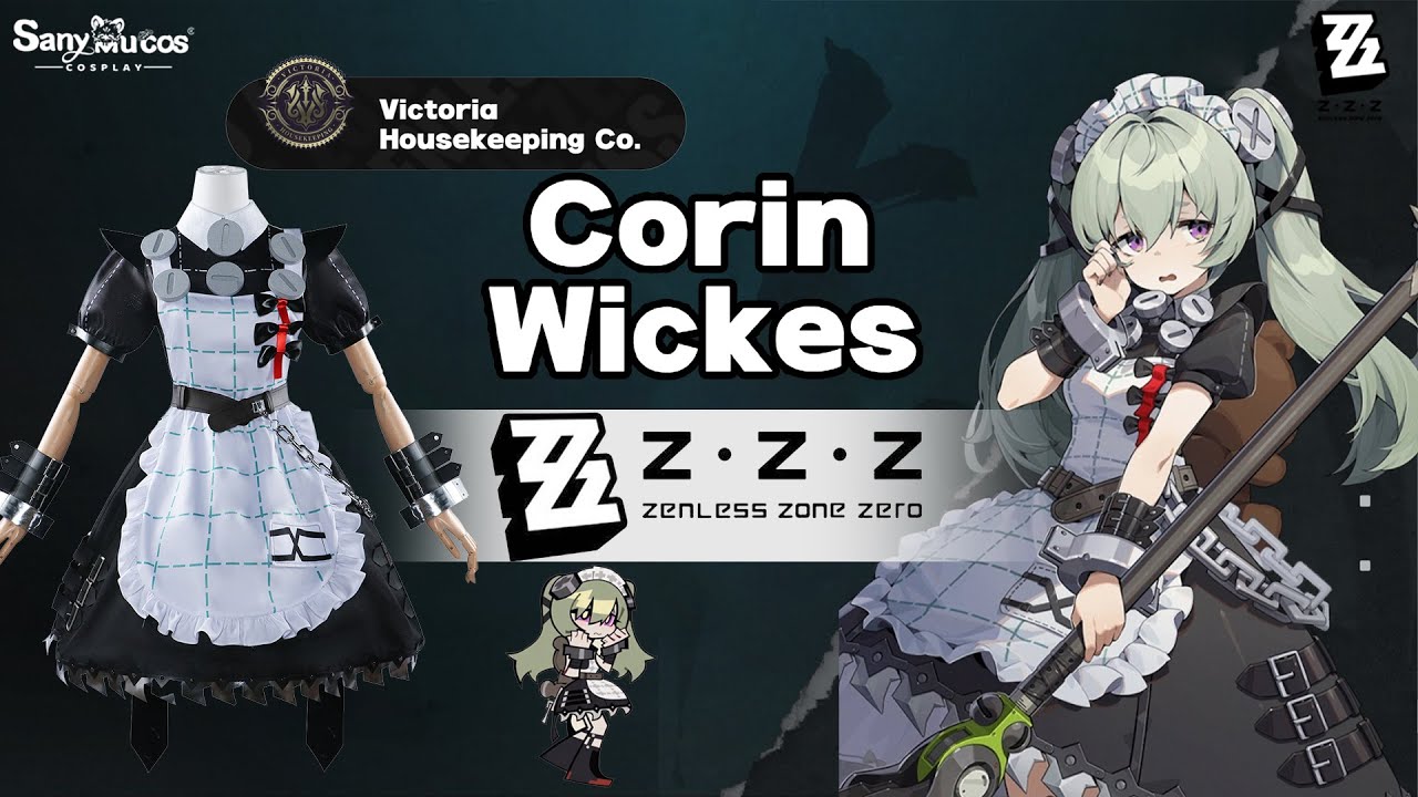 【SanyMuCos】Zenless Zone Zero Corin Cosplay Costume Details - YouTube