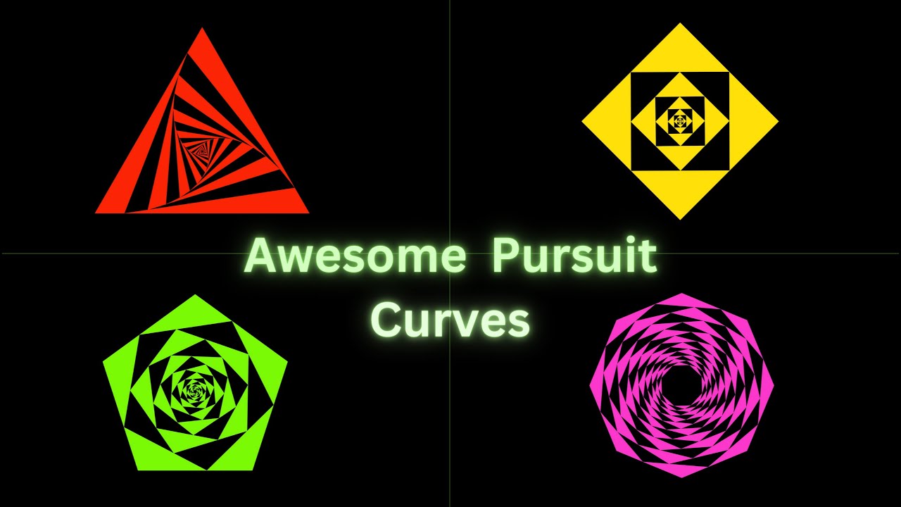 Awesome Pursuit Curves - YouTube