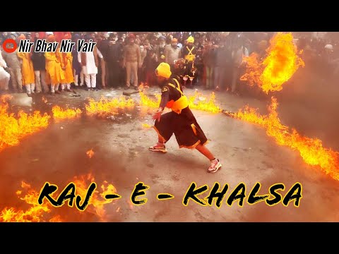 Gathka | Raj - E - Khalsa | Nagar Kirtan Varanasi | Nir Bhav Nir Vair ...