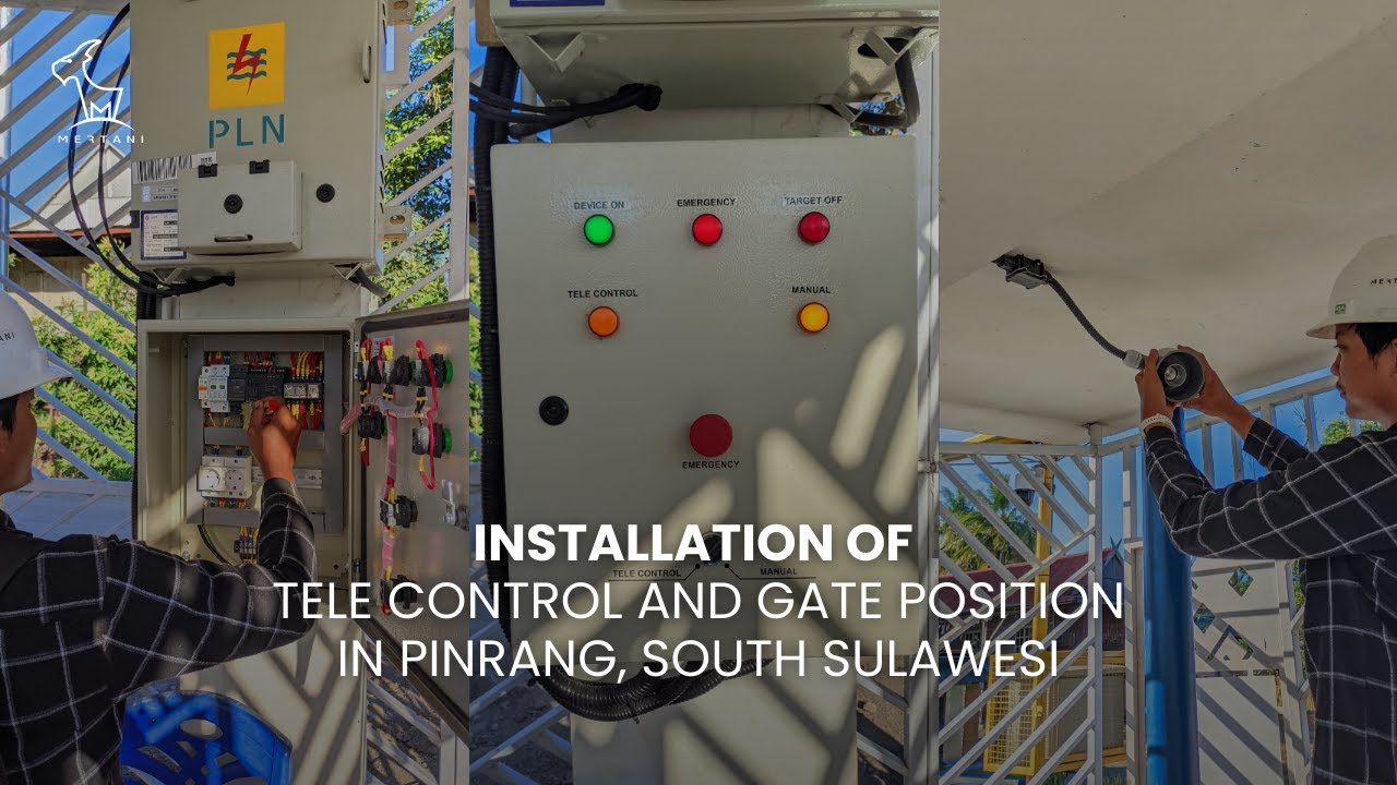 Installation of Tele Control and Gate Position in South Sulawesi - YouTube