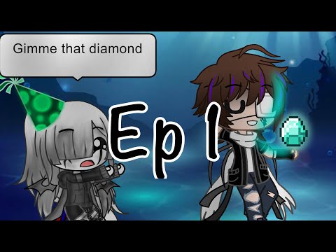 Michael Afton and Ennard stuck in Minecraft || Ep1 || Gacha Club