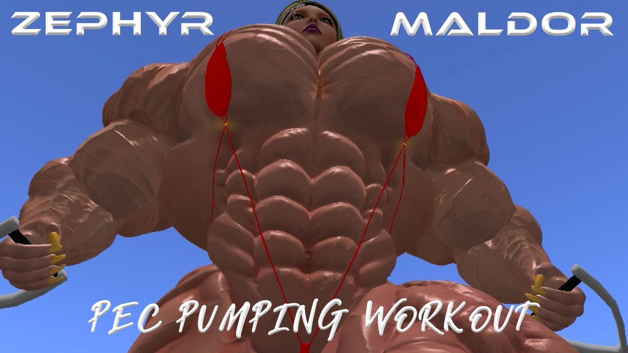 Zephyr Maldor Pec Pumping Workout at R&J SML Gym and Beach In ...