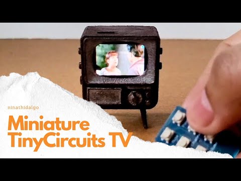 Miniature TinyCircuits TV | Do-It-Yourself - YouTube