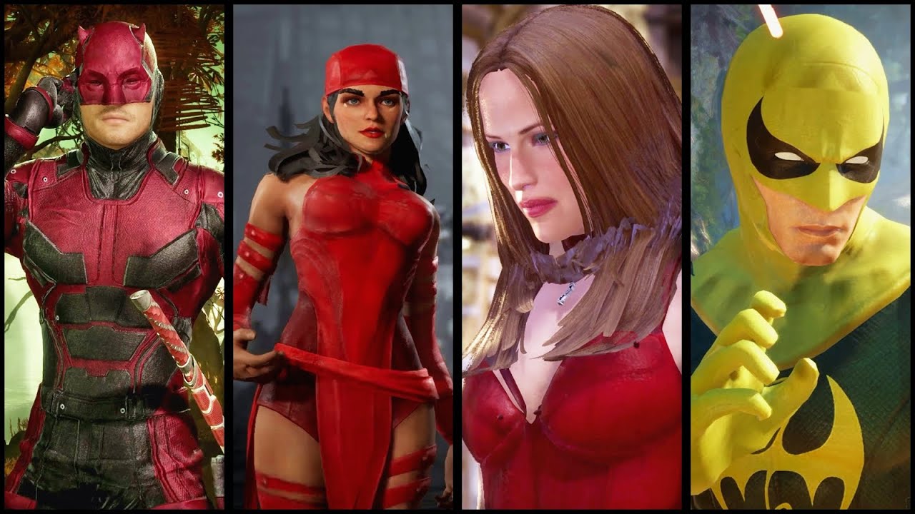 Daredevil, Elektra & Iron Fist - Skin Mod Showcase - Mortal Kombat 1 ...