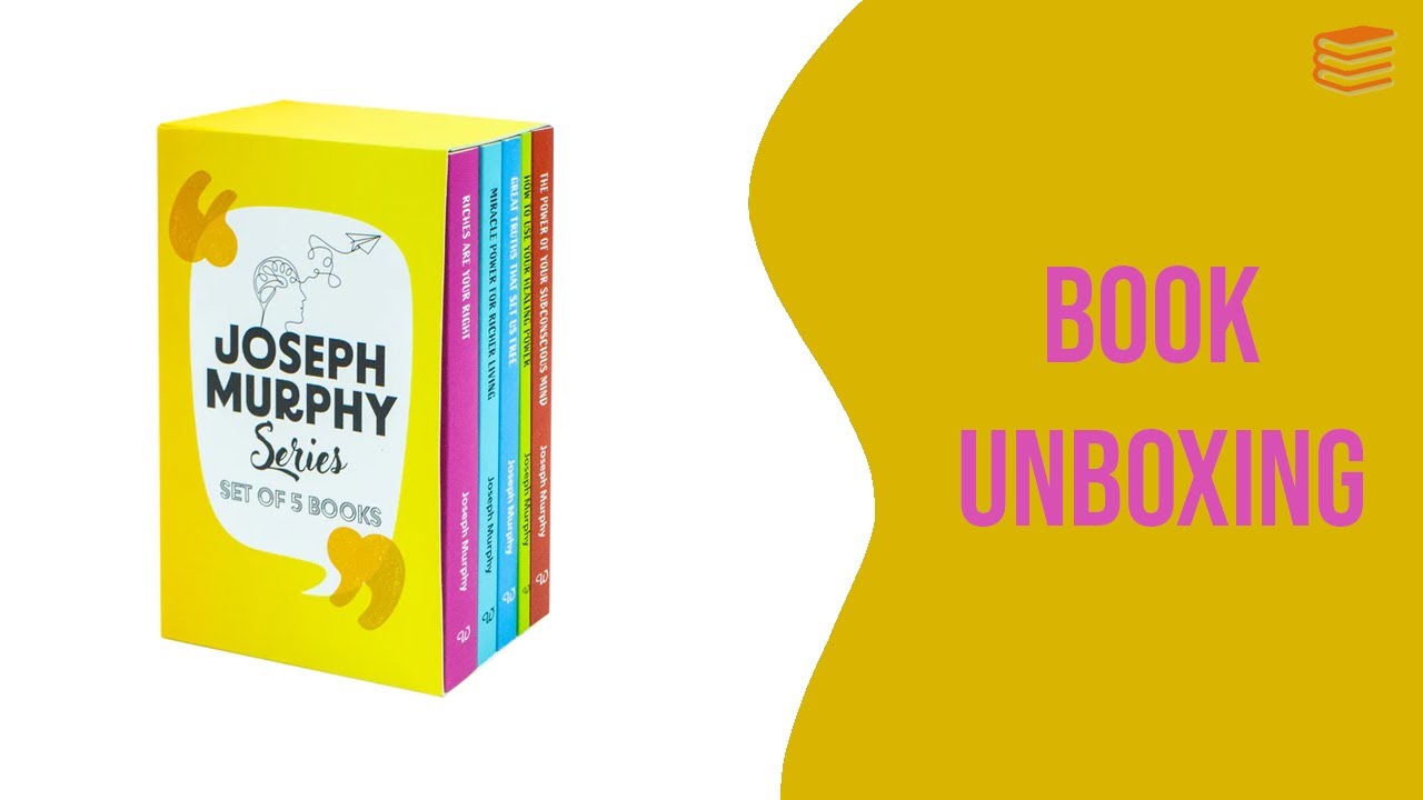 Joseph Murphy 5 Books Set in Paperback - Book Unboxing - YouTube