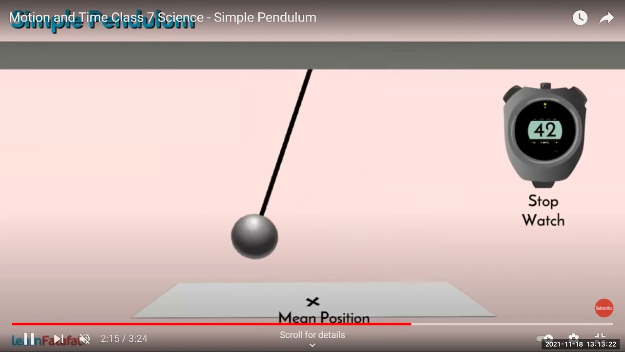 Simple pendulum lab - YouTube
