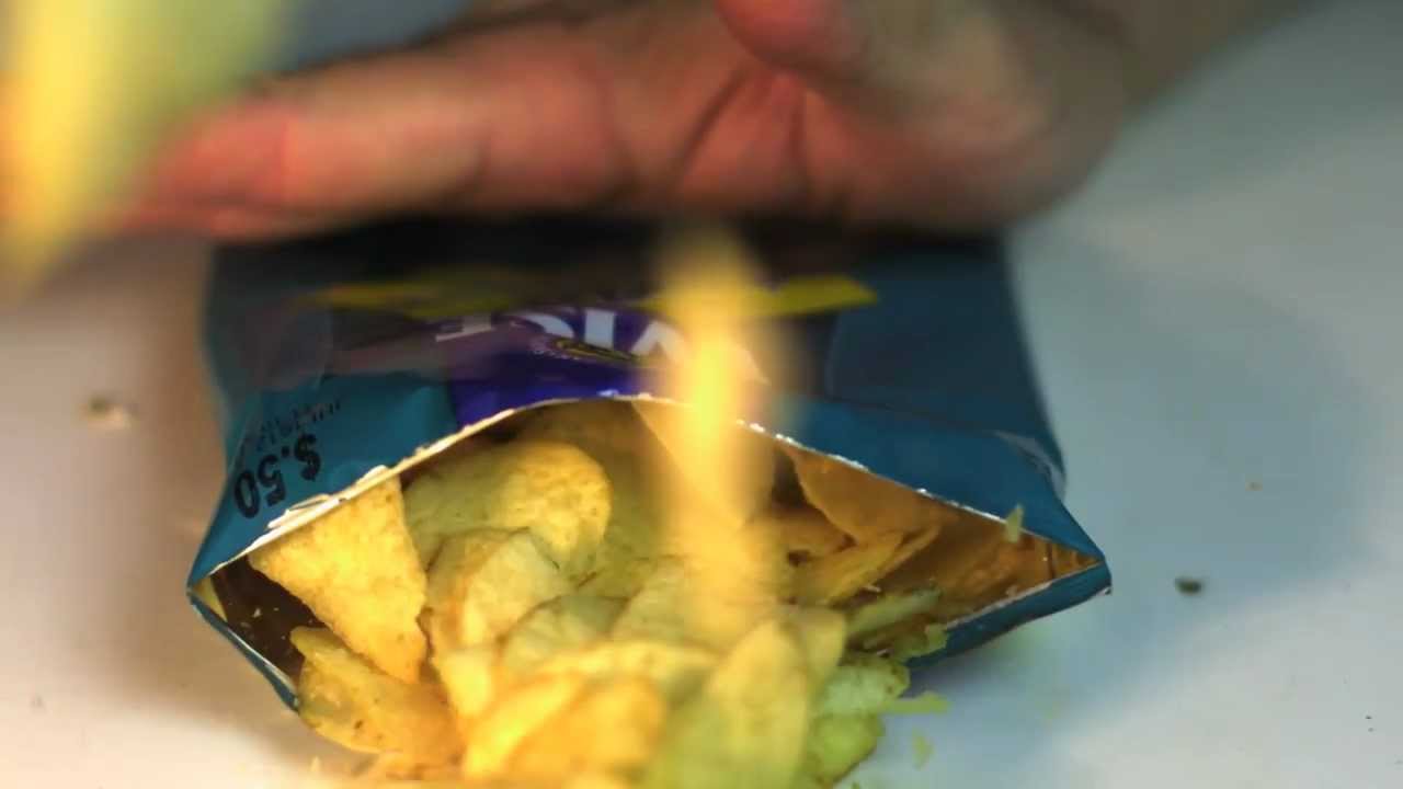 High Speed Chips Bag Pop - 2000 fps Slo Motion - YouTube