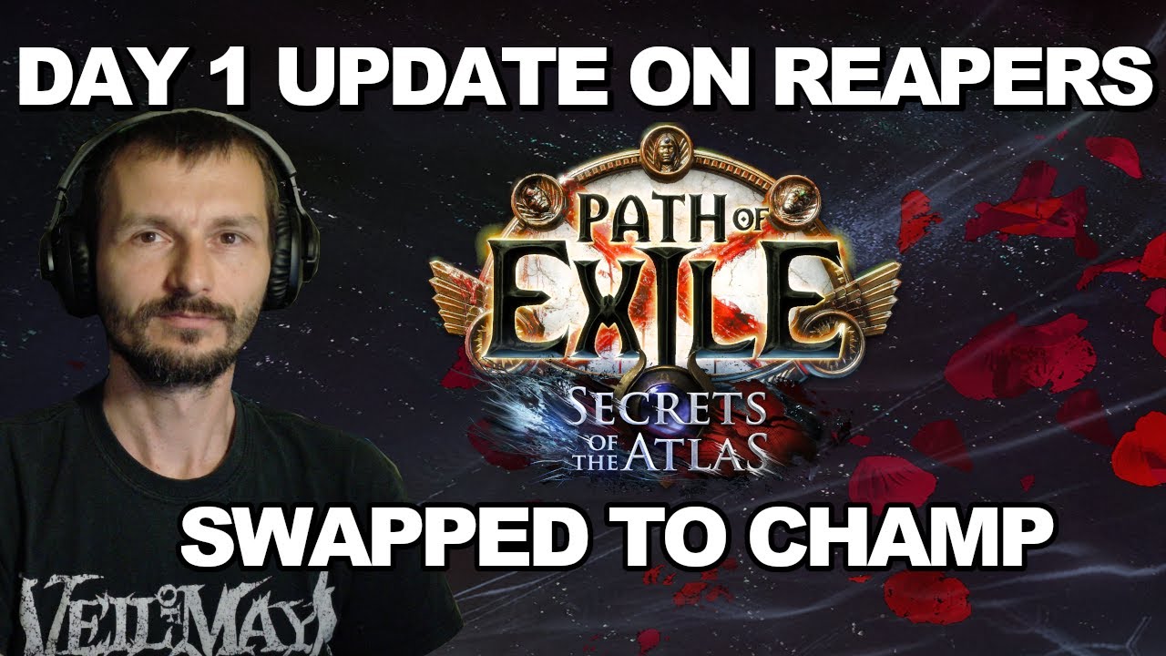 Path of Exile Secrets of the Atlas Champion Build start - Reaper of ...