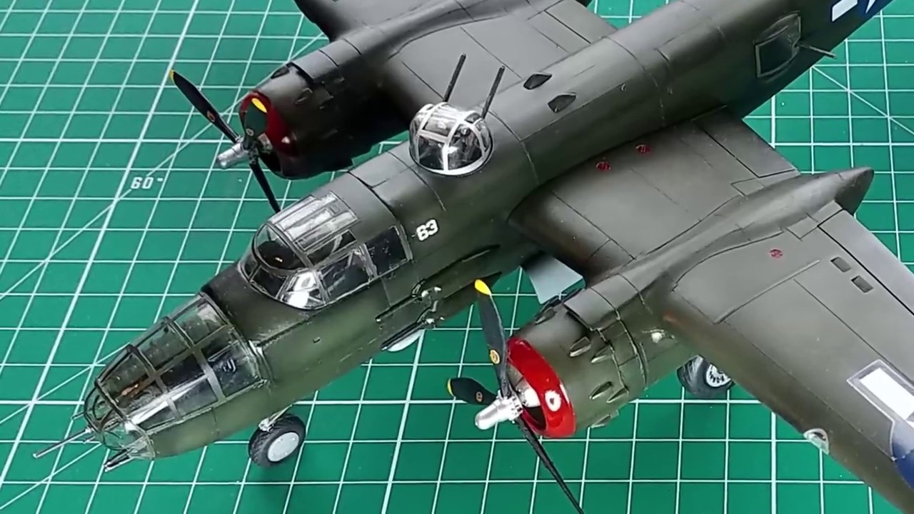 Revell B-25J Mitchell 1:48 scale model - YouTube