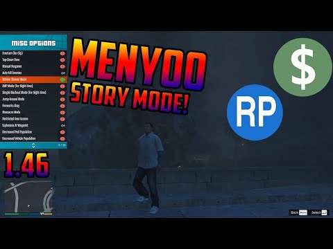 Gta 5 PC Menyoo Story Mod Menu 1.46 - YouTube