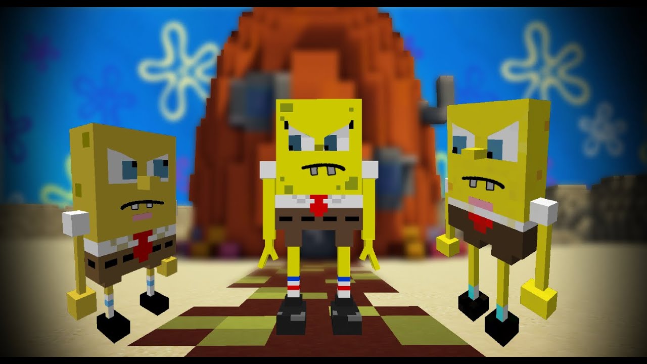 Melhores E Piores Mods Do Bob Esponja Pro Minecraft - YouTube