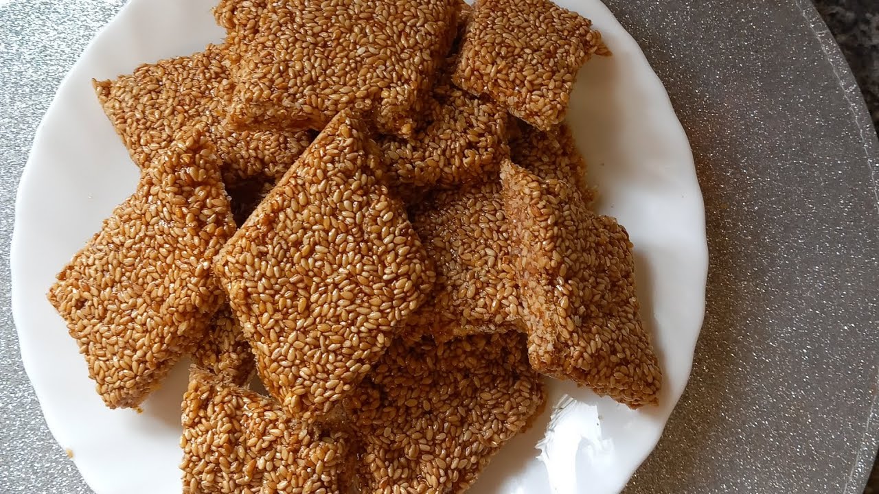 2 Ingredients Crunchy Sesame Bars/ Candy/ Ufuta - YouTube