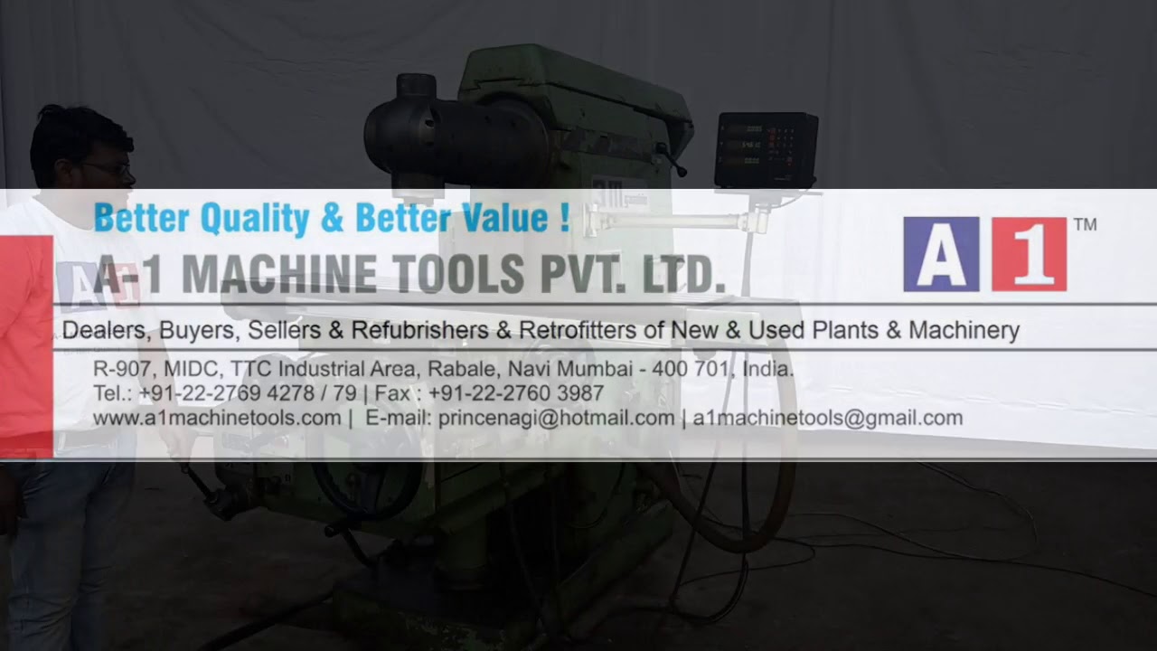 Gambin 3M Universal Milling Machine - YouTube
