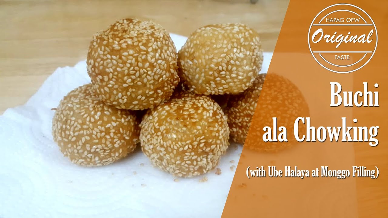 Buchi ala Chowking with monggo and ube halaya filling | Hapag OFW - YouTube
