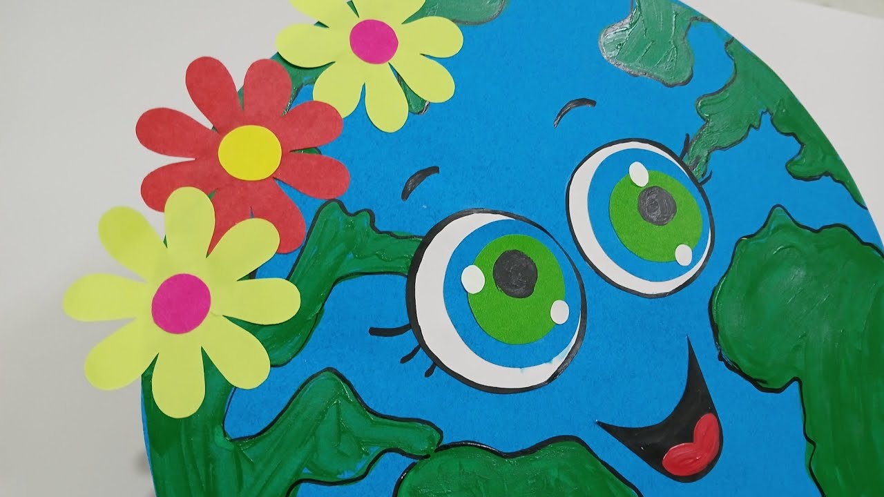 How to make Earth Fancy dress / Earth Fancy dress making idea step by ...