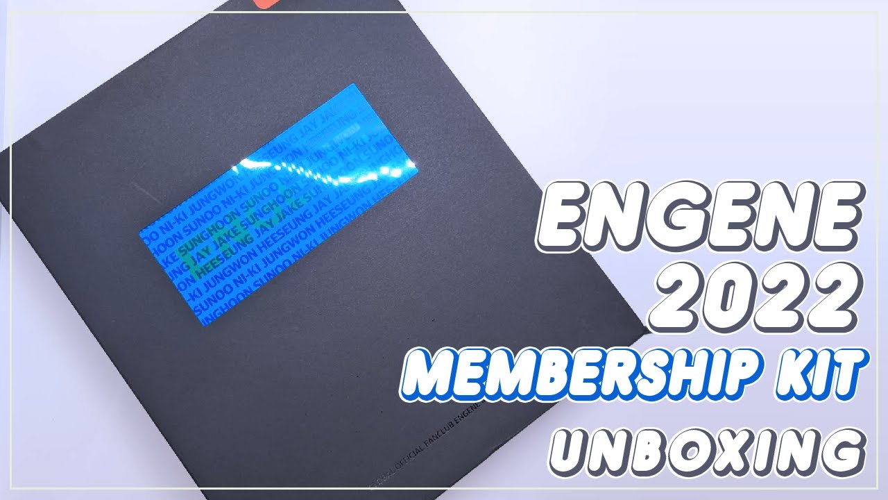 Enhypen Engene Membership Kit 2022 Unboxing - YouTube