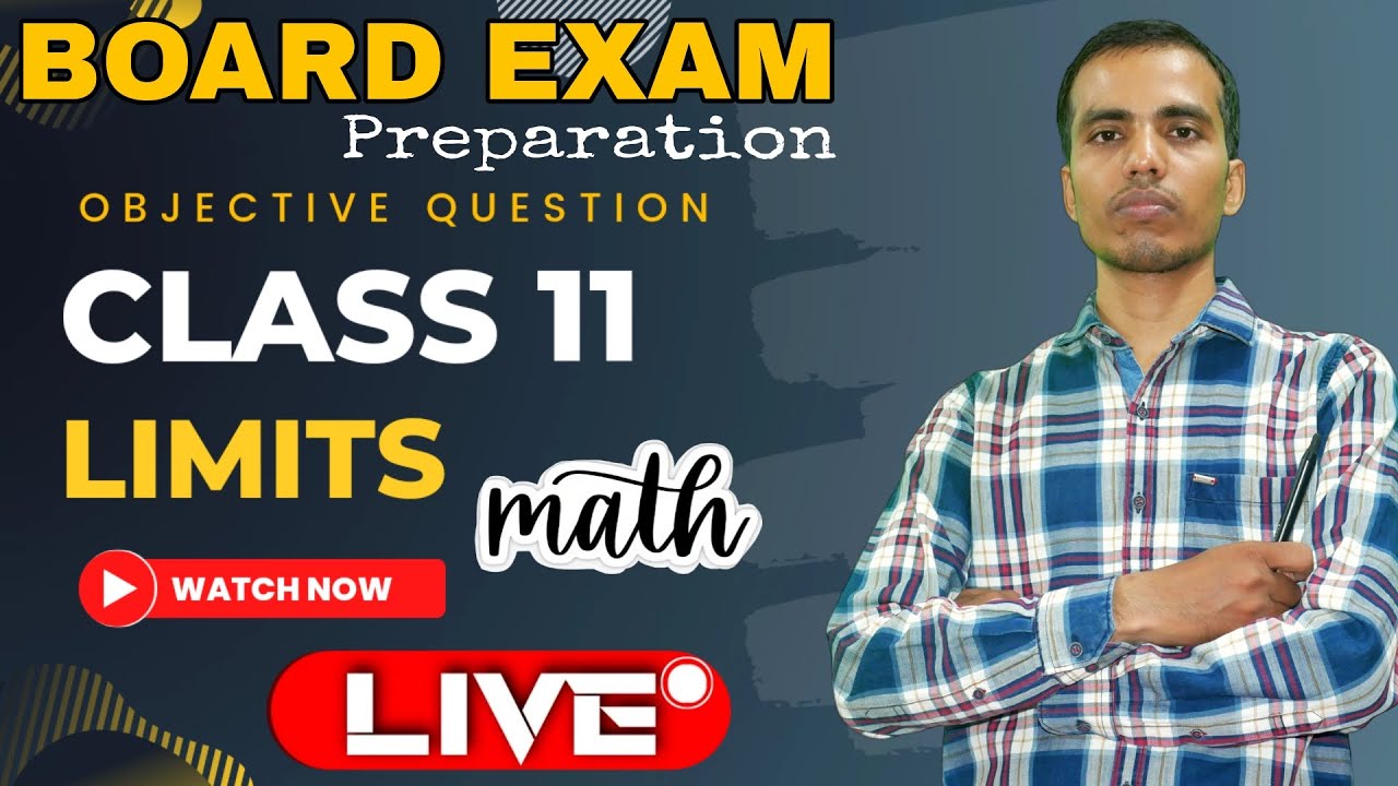 MATH’S CLASS 11 || LIMIT LECTURE 4 || BOARD EXAM 2023|| DAILY LIVE CLASSES - YouTube