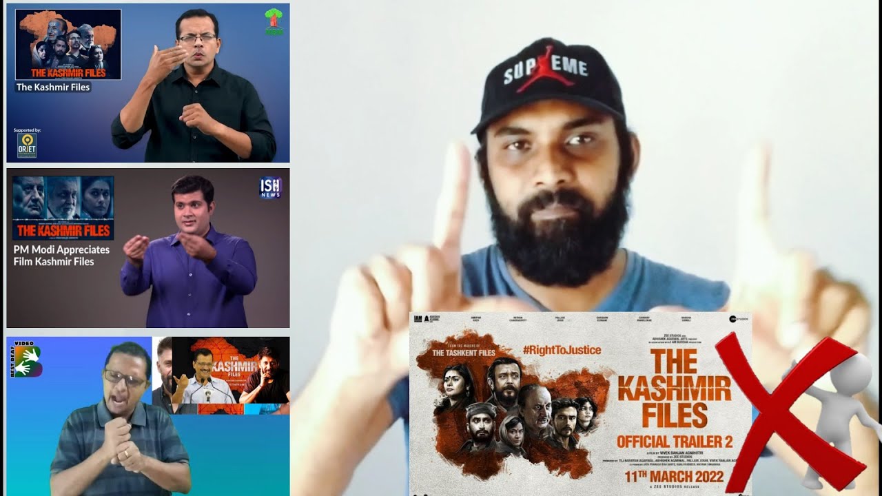 The Kashmir Files | INDIA | Sign Lauguage #MBM Vadodara #ISH News #Best ...