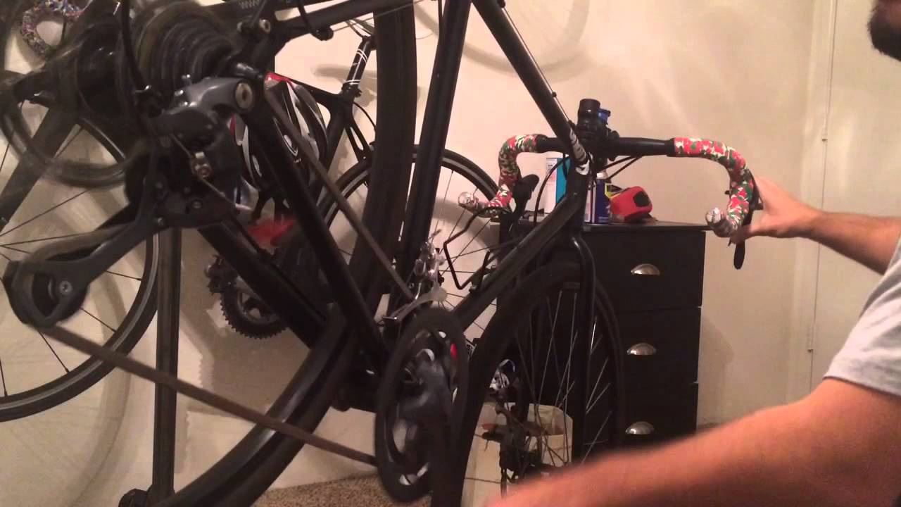 Campagnolo veloce shifters with shimano 8 speed Shimergo - YouTube
