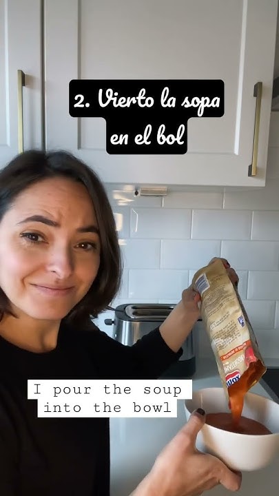 Spanish Vlog: How to make soup in Spanish 🥣 #learnspanish # ...