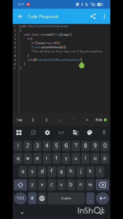 Exceptional handling #in java - YouTube