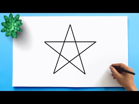 Star Drawing from A #short