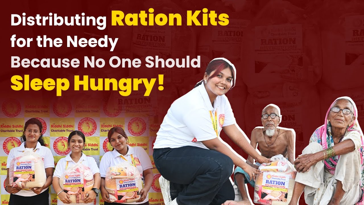 Ration Kit Distribution in Slums | Riddhi Siddhi Charitable Trust ...
