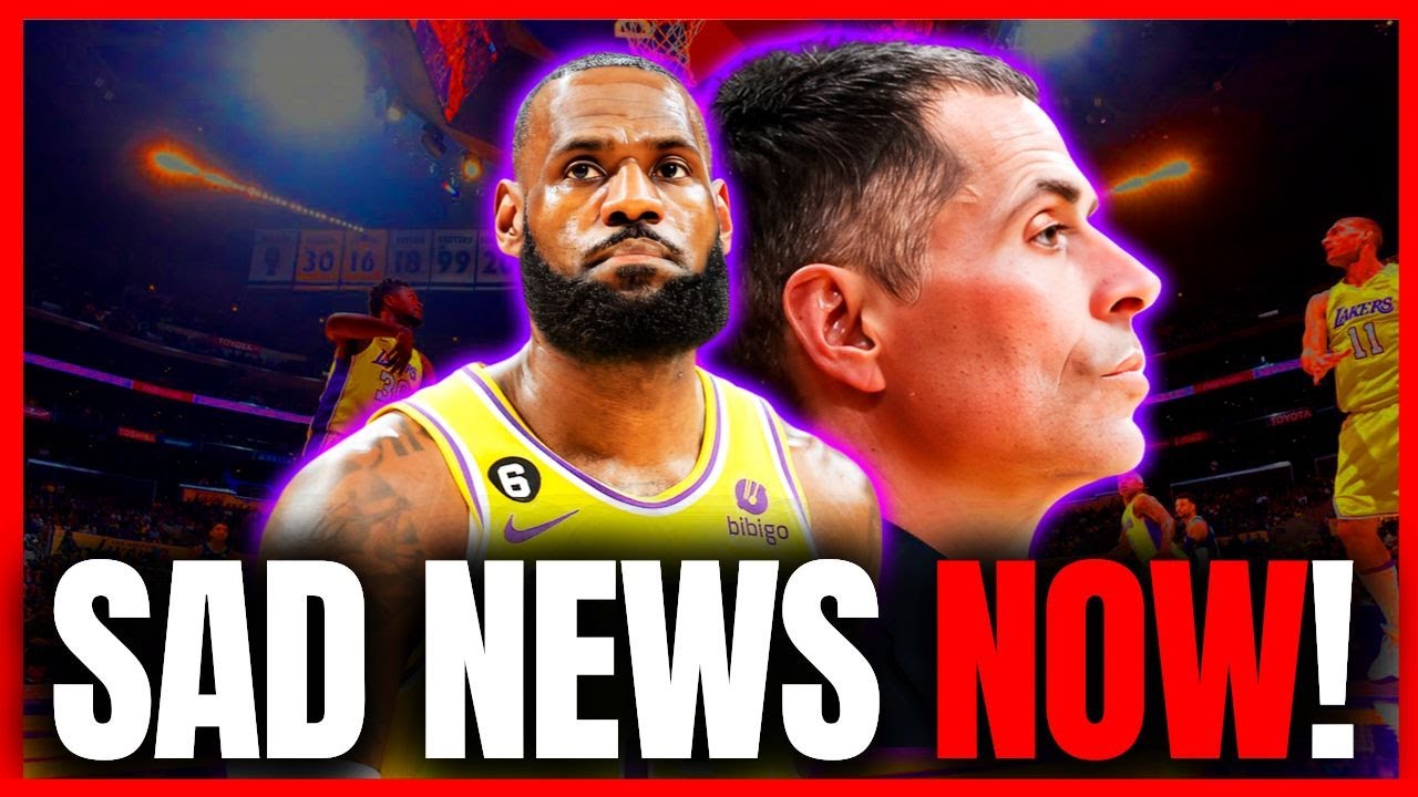 💥BOMB! SAD NEWS FROM LEBRON JAMES TO THE LAKERS! THE FANS CRY! LAKERS ...