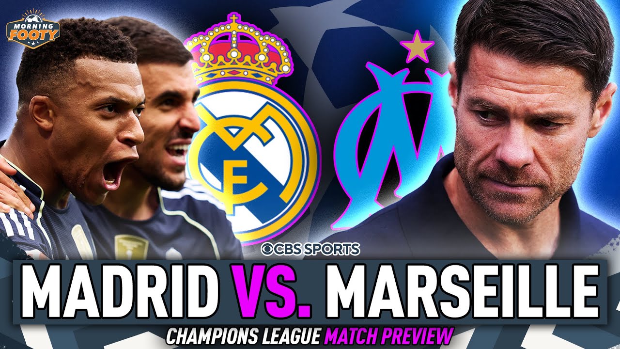 Real Madrid vs. Marseille UCL League Phase MATCH PREVIEW | Champions ...