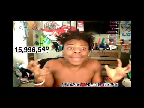 Ishowspeed getting mad for is fans unsubing to him. - YouTube