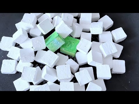 Soft blocks /gym chalk / asmr - YouTube