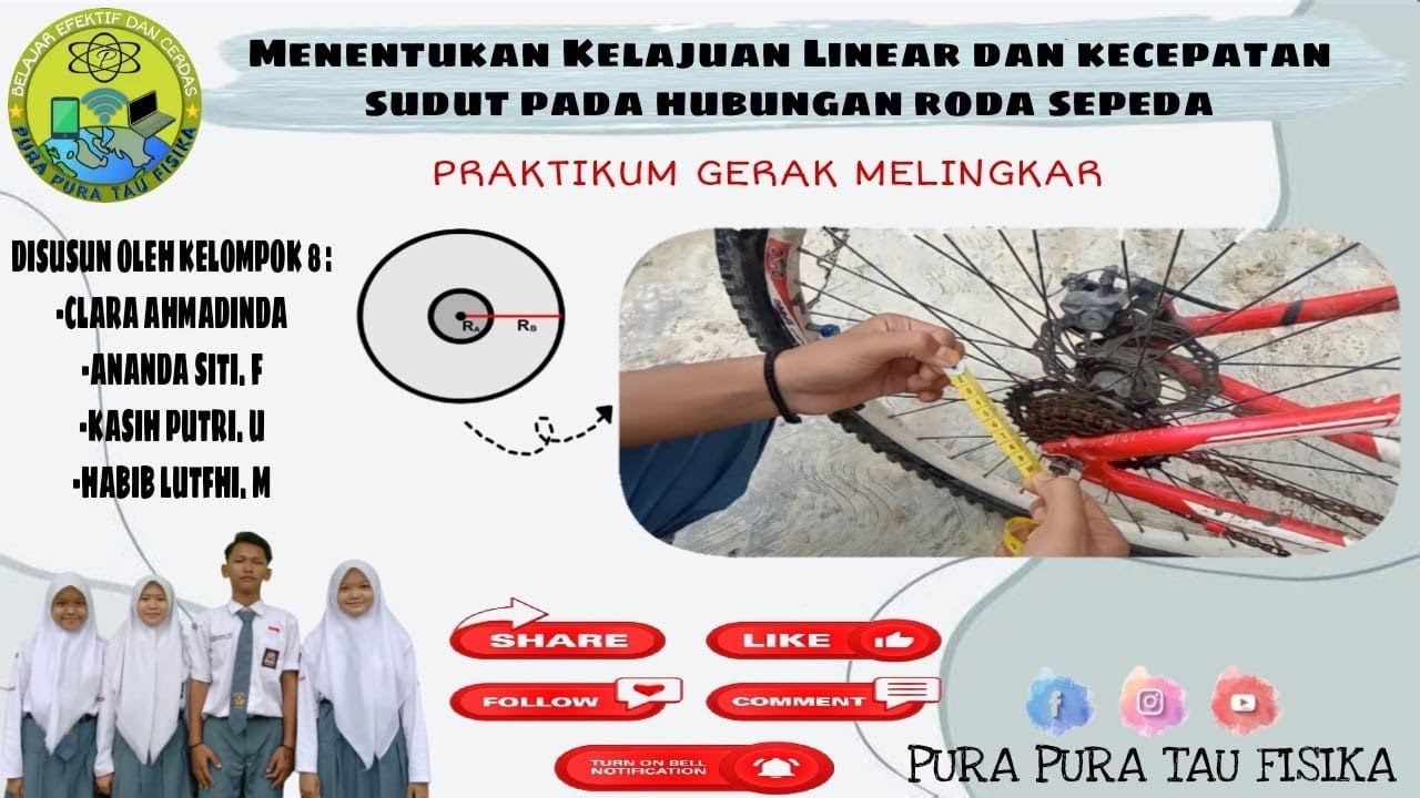 Praktikum dan Penerapan Gerak Melingkar | Kecepatan Linear & Kecepatan ...