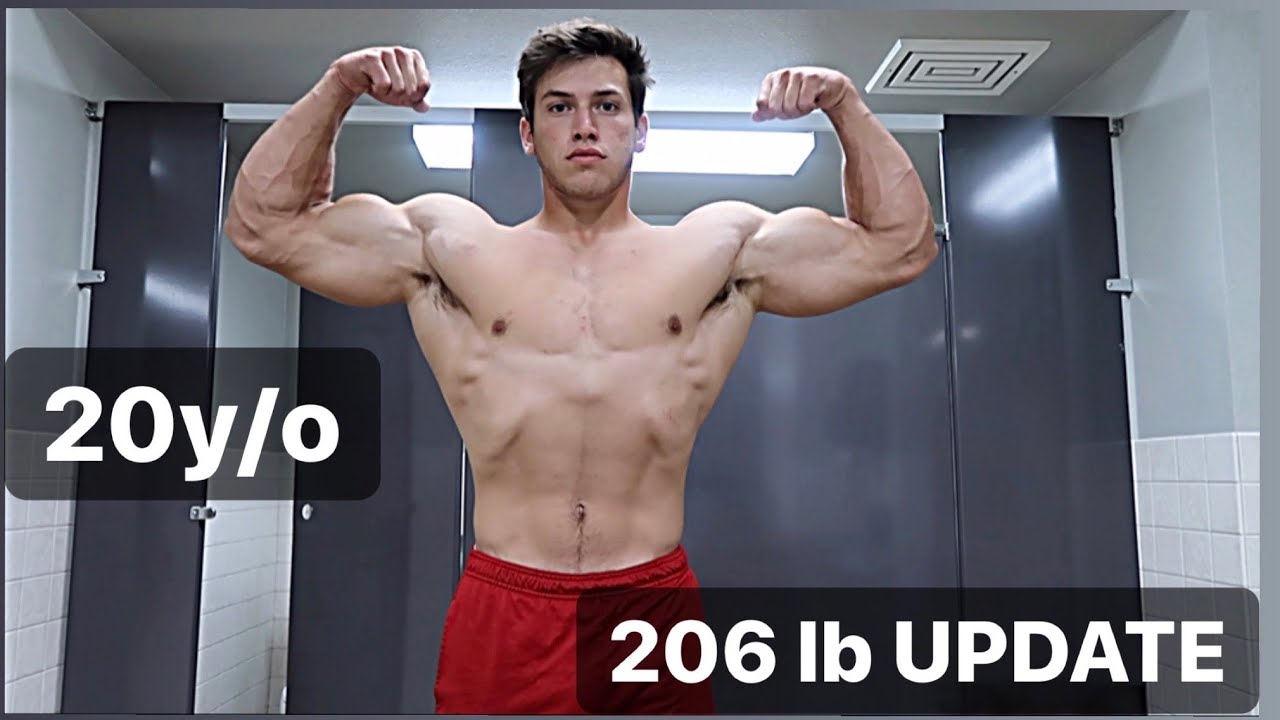 Physique Update HUGE-206lbs! | Flexing/Posing Practice - YouTube