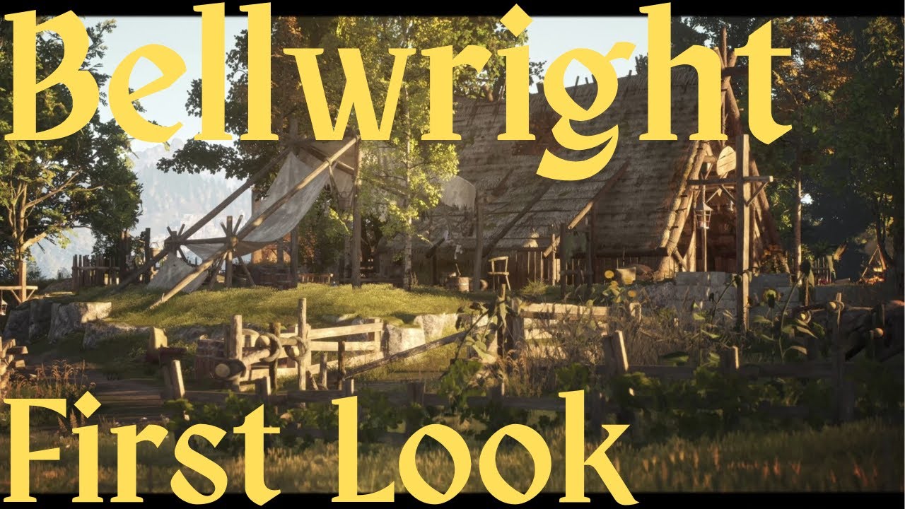 Bellwright S1 E1 - First Look - Medieval Crafting Survival Village ...