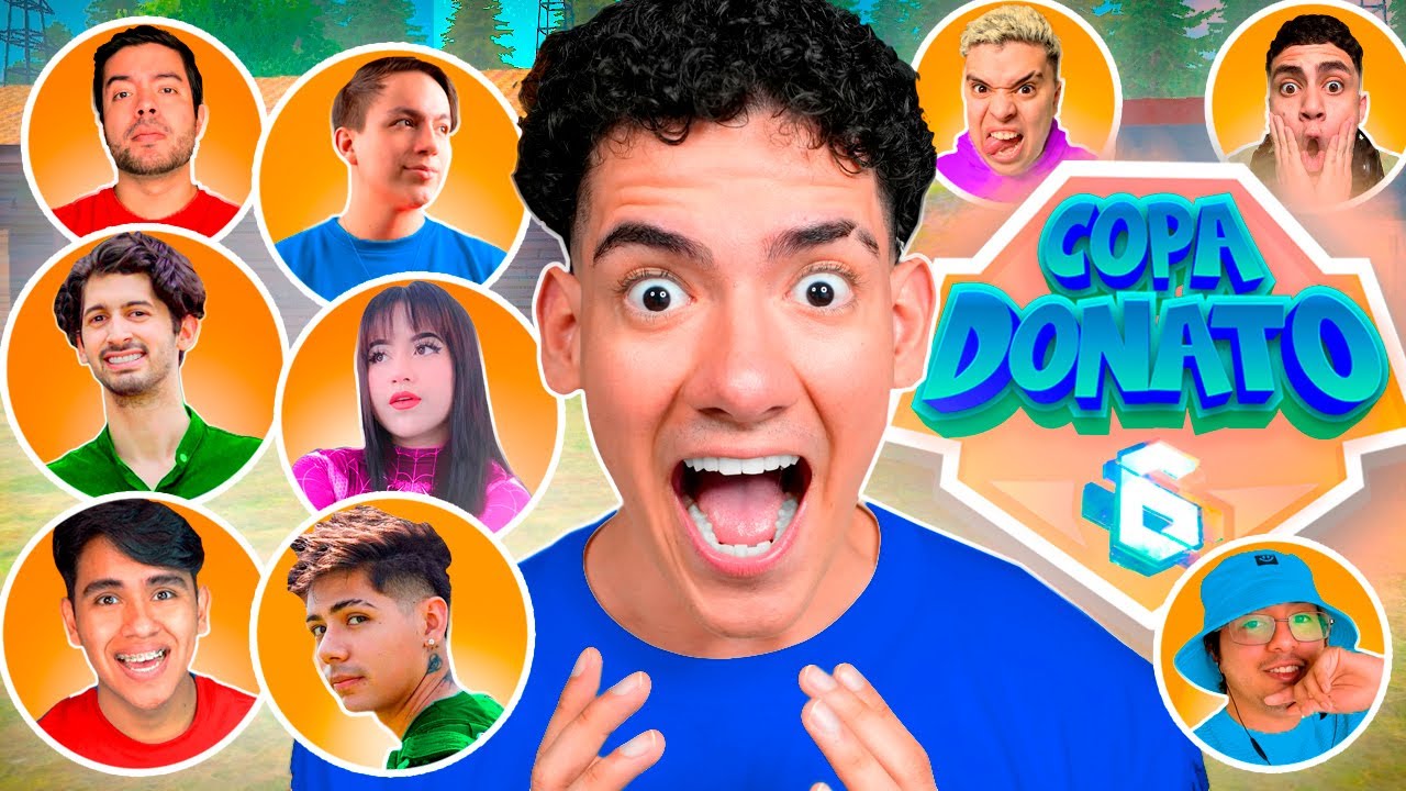 LA COPA DONATO CON YOUTUBERS DE FREE FIRE !! *PRESENCIAL* | TheDonato ...