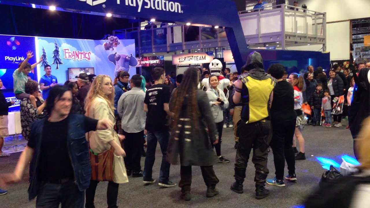 Dance party in 2017 Armageddon Expo, ASB Showgrounds, Auckland ...