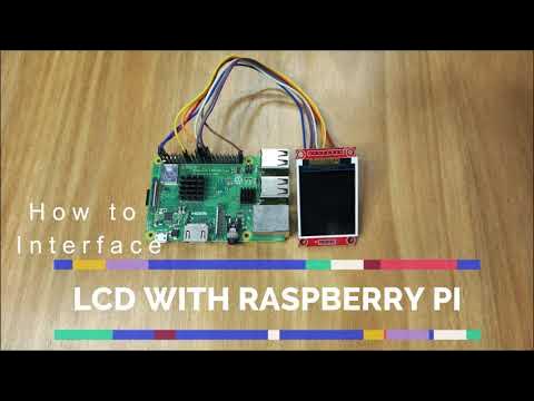 How to interface SPI TFT LCD(ST7735) with RaspberryPi- Part 2 - YouTube