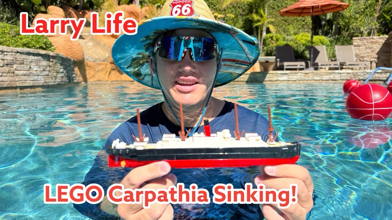 Larry Life LEGO Carpathia Sinking! - YouTube