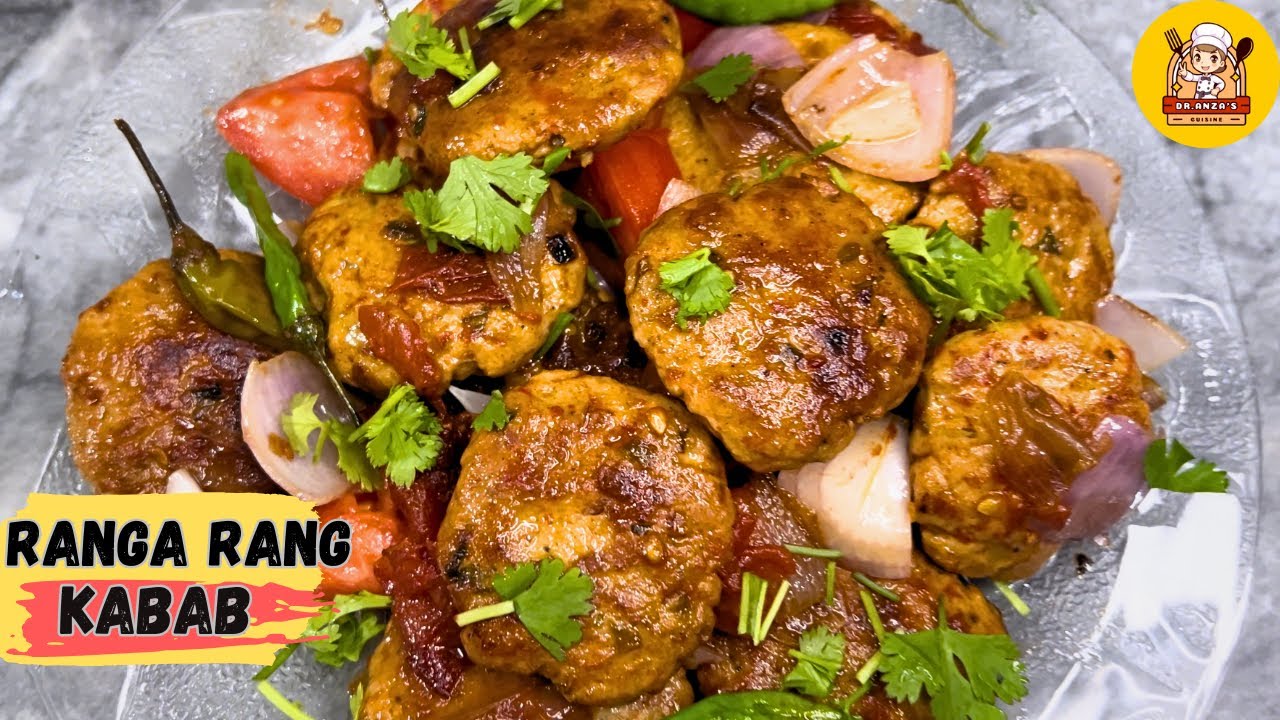Ranga Rang Kabab Recipe | Freeze Method | Full Cooking Method - YouTube