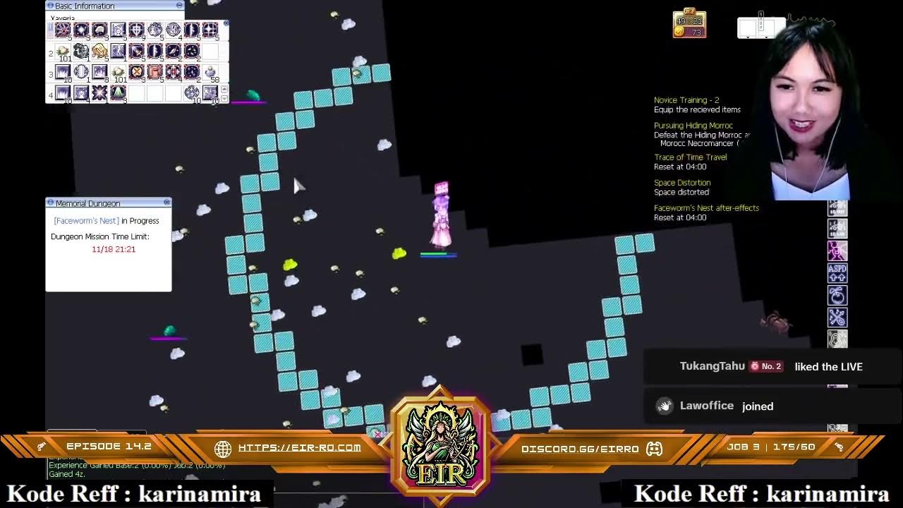 INSTANCE FACEWORM & FIRST PVP EIR RAGNAROK 18/11/2024 :) - YouTube