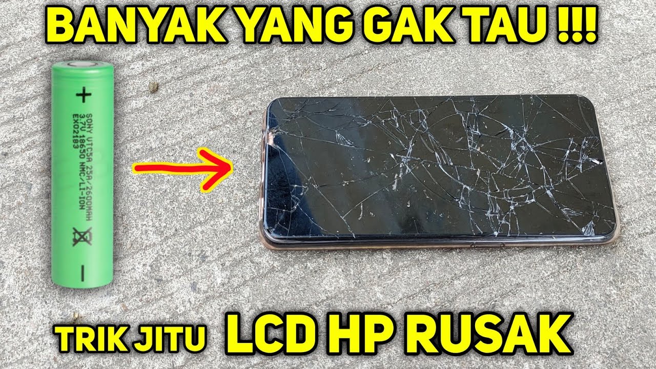 PASTI SEMUA BARU TAU !! Ide kreatif LCD HP PECAH - YouTube