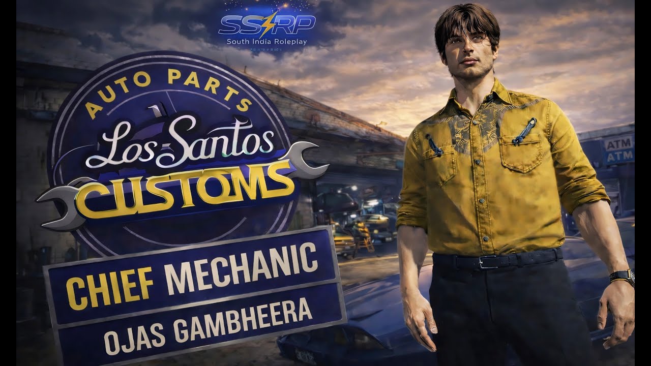 MECHANIC ON DUTY CHIEF OF LS CUSTOMS #ramplaysyt #ssrp #ssrpcity #gta # ...