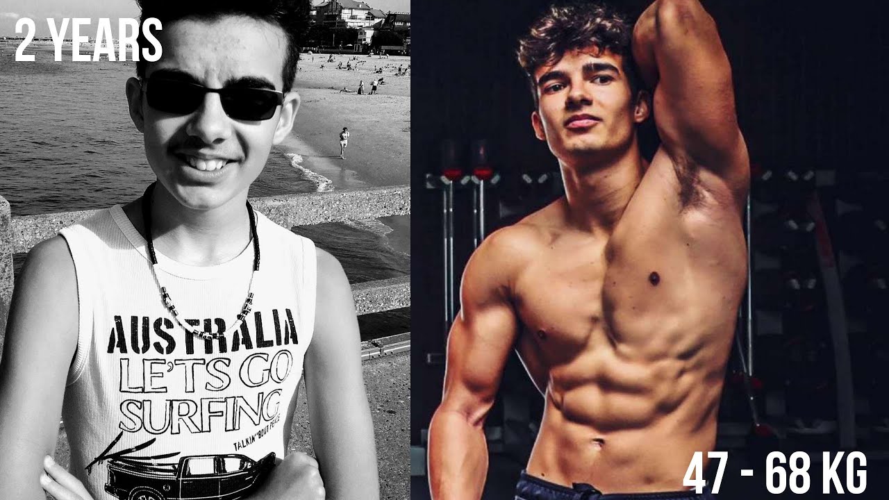 2 Years Natural Body Transformation #motivation 47-68kg / 18-20yo - YouTube