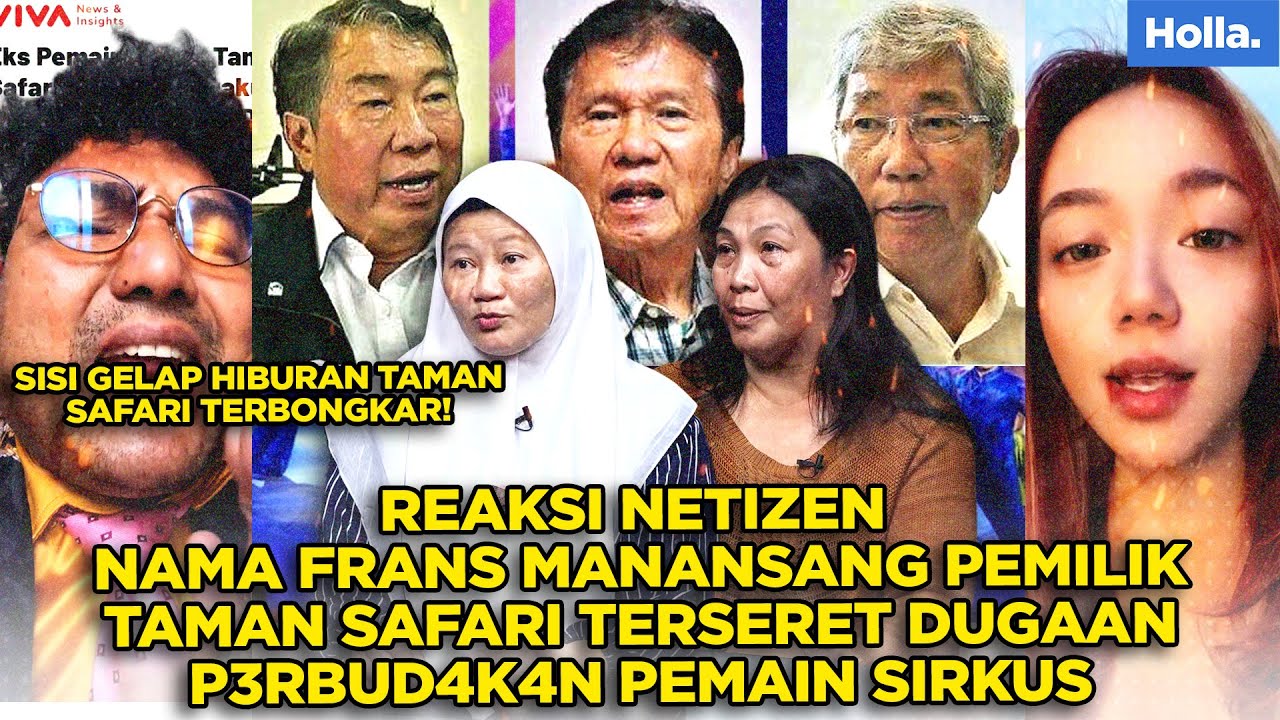 REAKSI NETIZEN NAMA FRANS MANANSANG PEMILIK TAMAN SAFARI TERSERET ...